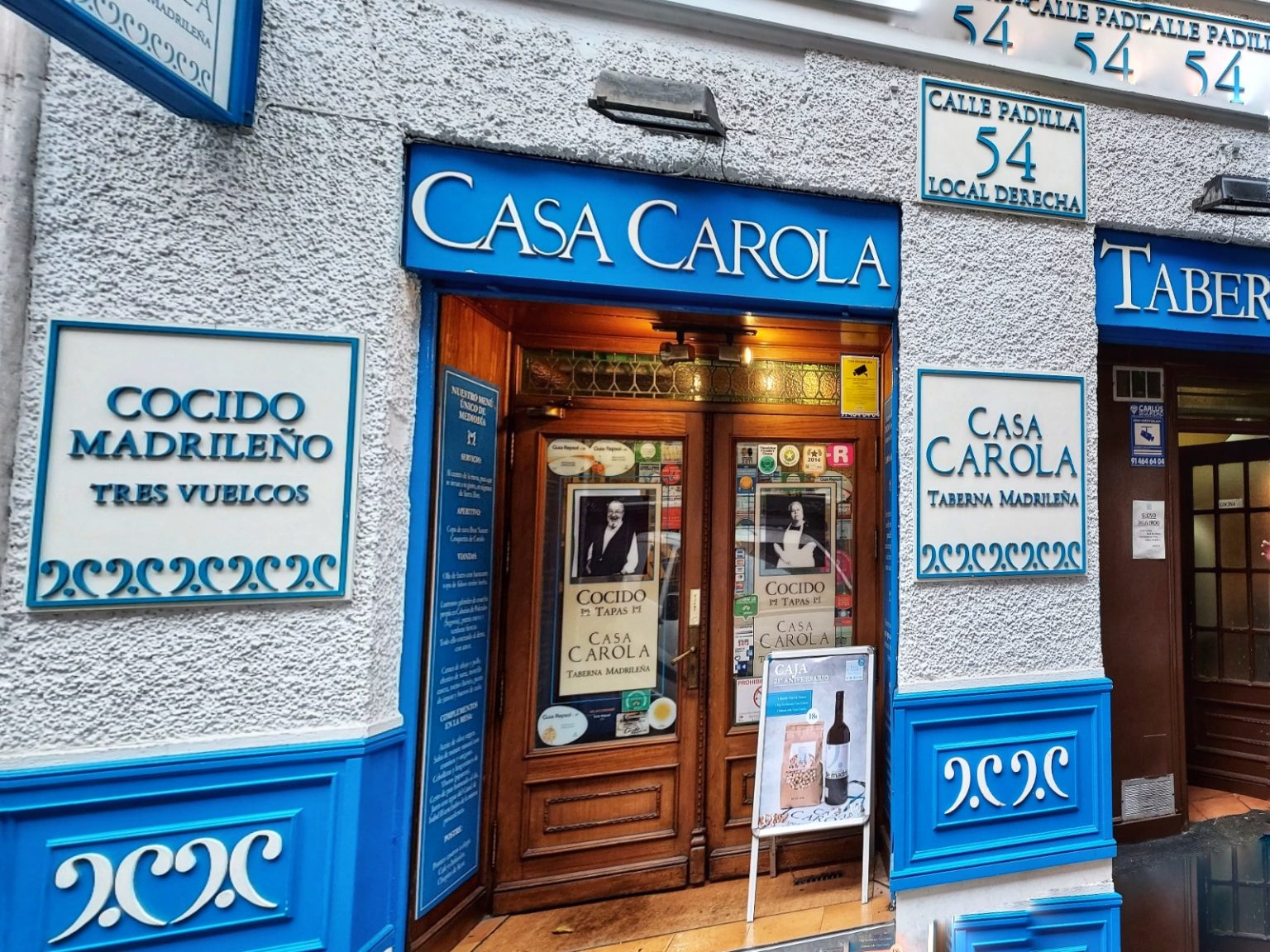 Casa Carola: veinticinco años en la historia del cocido madrileño ...